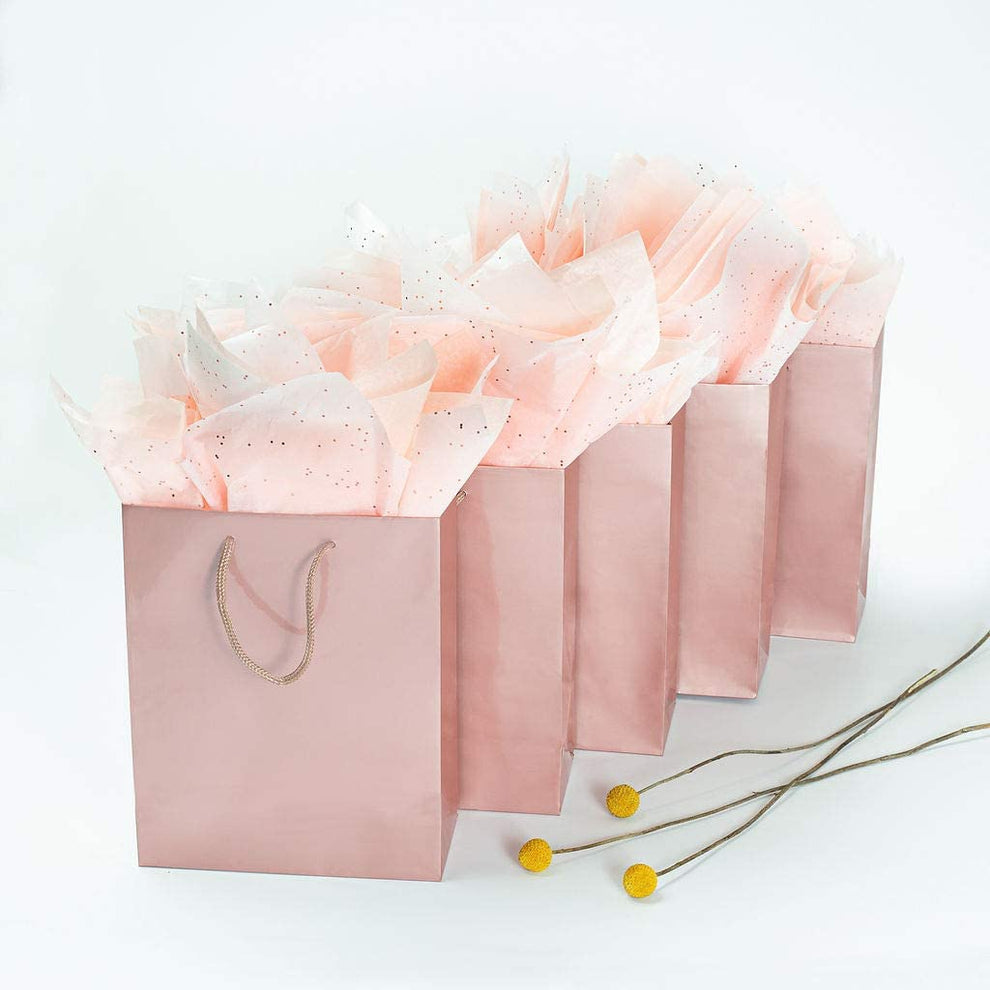Rose Gold Sparkle Tissue Paper - 20 x 30 inch - 36 sheets pack – BonBon ...